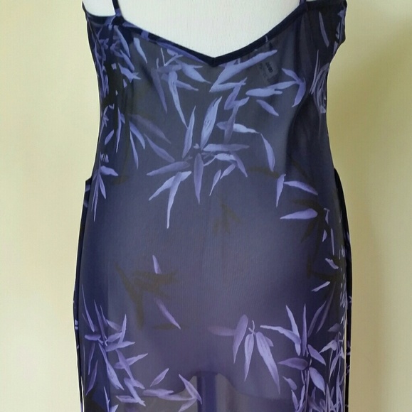 Calvin Klein | Intimates & Sleepwear | Calvin Klein Purple Floral Tie ...